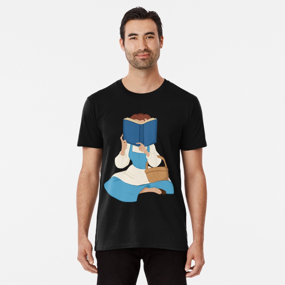 "Belle Reading " Sticker for Sale by MatildaSpink | Redbubble