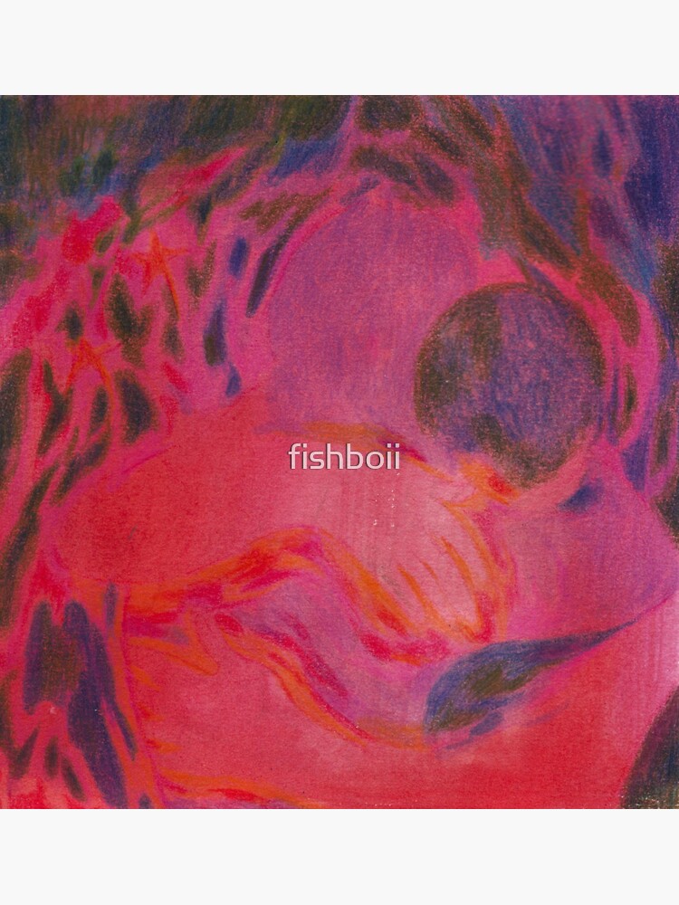 "A Warm Embrace Color Pencil Illustration" Sticker for Sale by fishboii ...