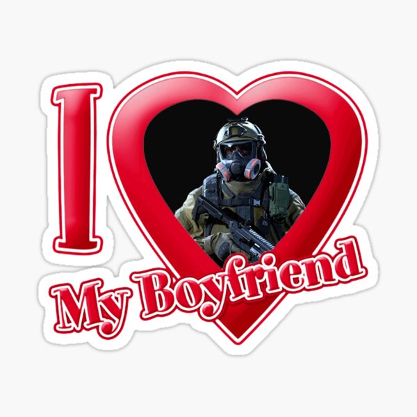 "I love my boyfriend COD meme Krueger" Sticker by kekko-cat | Redbubble