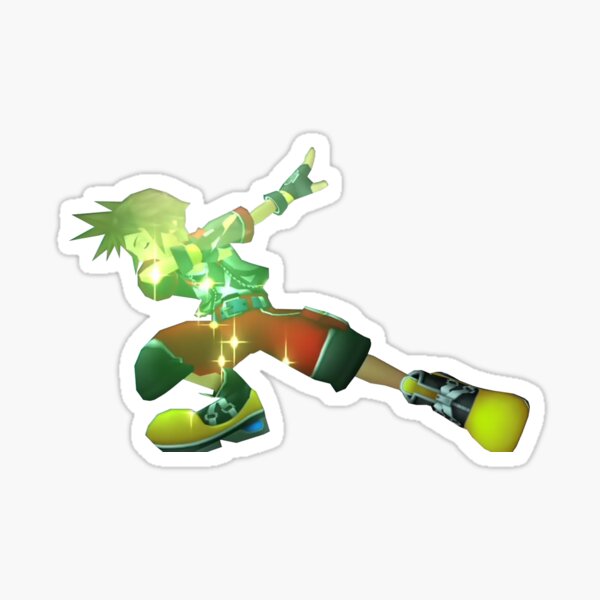 "kingdom hearts sora dab" Sticker for Sale by cilants | Redbubble