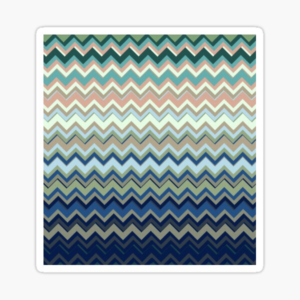 "abstract pattern intriguing zigzag" Sticker for Sale by KKR-FORMS ...