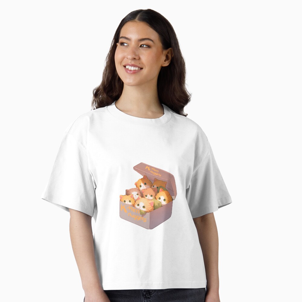 "Kitten nuggets, kitten nugget sticker, chicken nuggets, sticker, cute ...