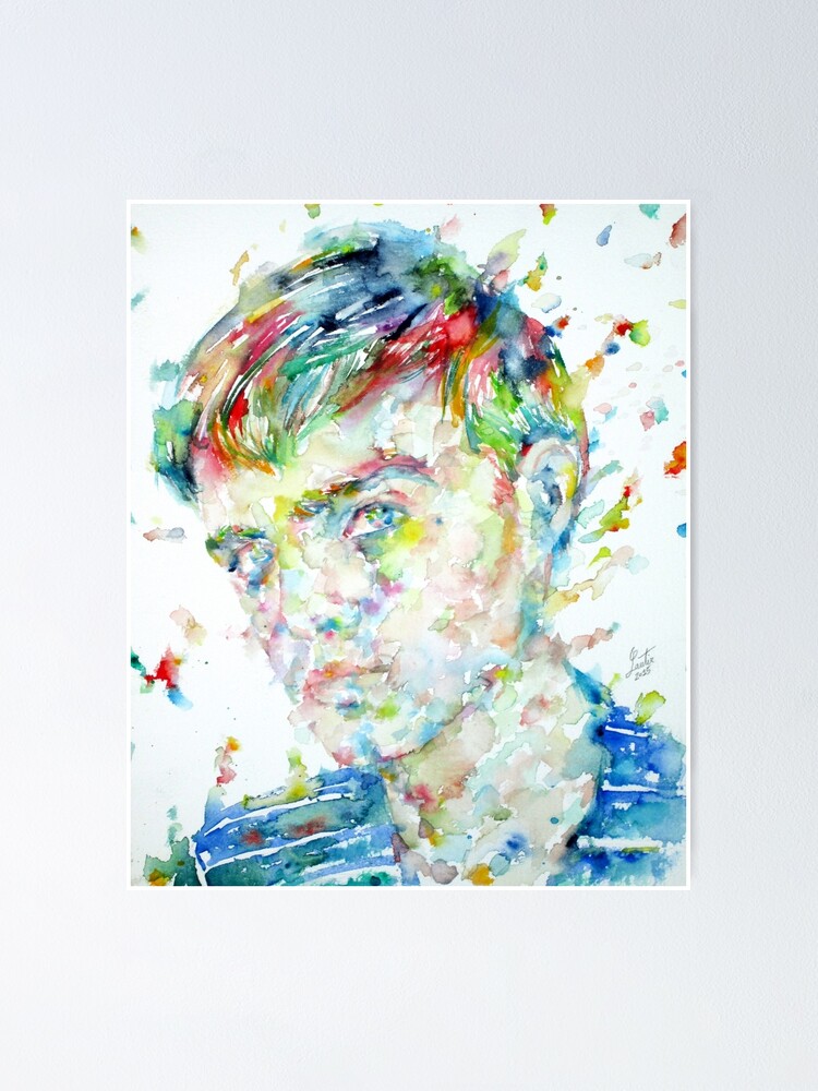 "TRUMAN CAPOTE - watercolor portrait" Poster for Sale by lautir | Redbubble