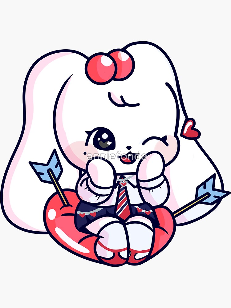 "MINIVE - CHERRY LOVE DIVE" Stickerundefined by anniefonde | Redbubble