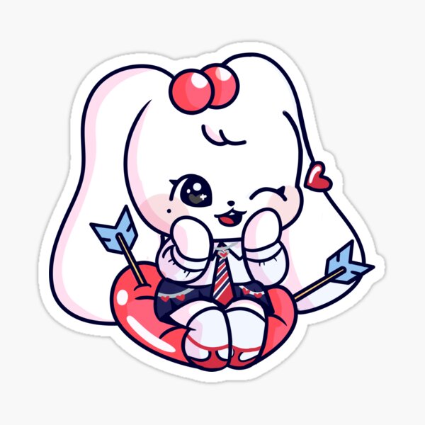 "MINIVE - CHERRY LOVE DIVE" Stickerundefined by anniefonde | Redbubble