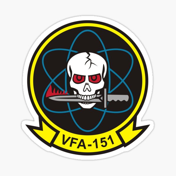"VFA-151 Vigilantes" Sticker for Sale by MBK13 | Redbubble