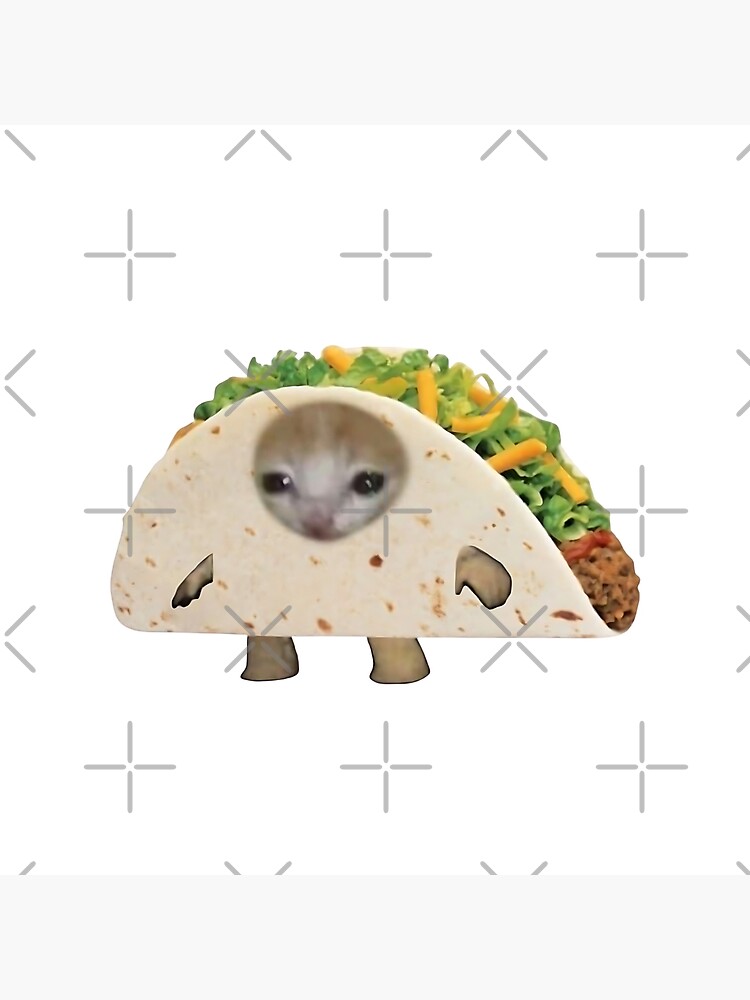 "Happy Taco Cat" Poster for Sale by OvertimeProject | Redbubble