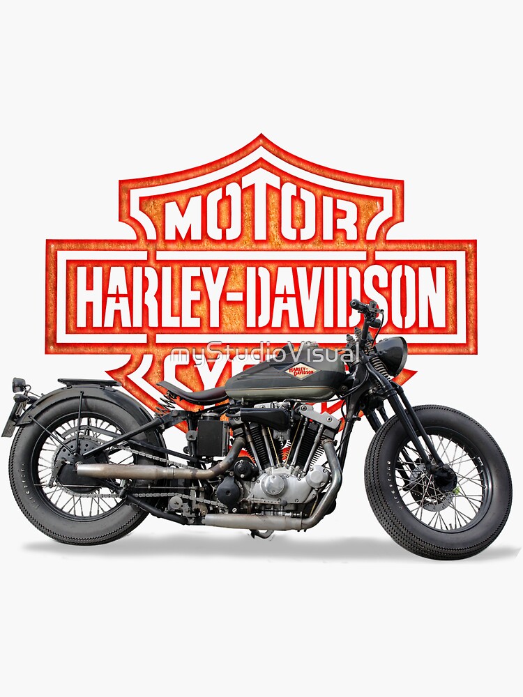 "harley davidson" Sticker by myStudioVisual | Redbubble