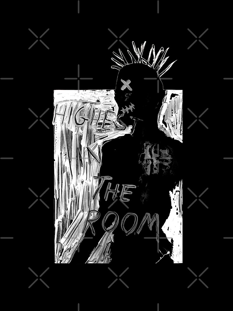 "Travis Scott HIGHEST IN THE ROOM" Sticker for Sale by INFAMO | Redbubble