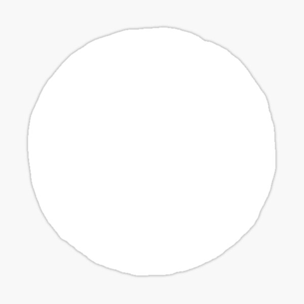 "ground zero - white" Sticker by BrownWoodRobot | Redbubble