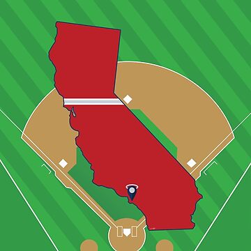 "Los Angeles (Anaheim) Baseball" Sticker for Sale by doctorheadly ...