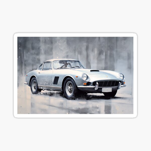 "Ferrari 275 GT - model 1964" Sticker for Sale by AIArtShopPro | Redbubble