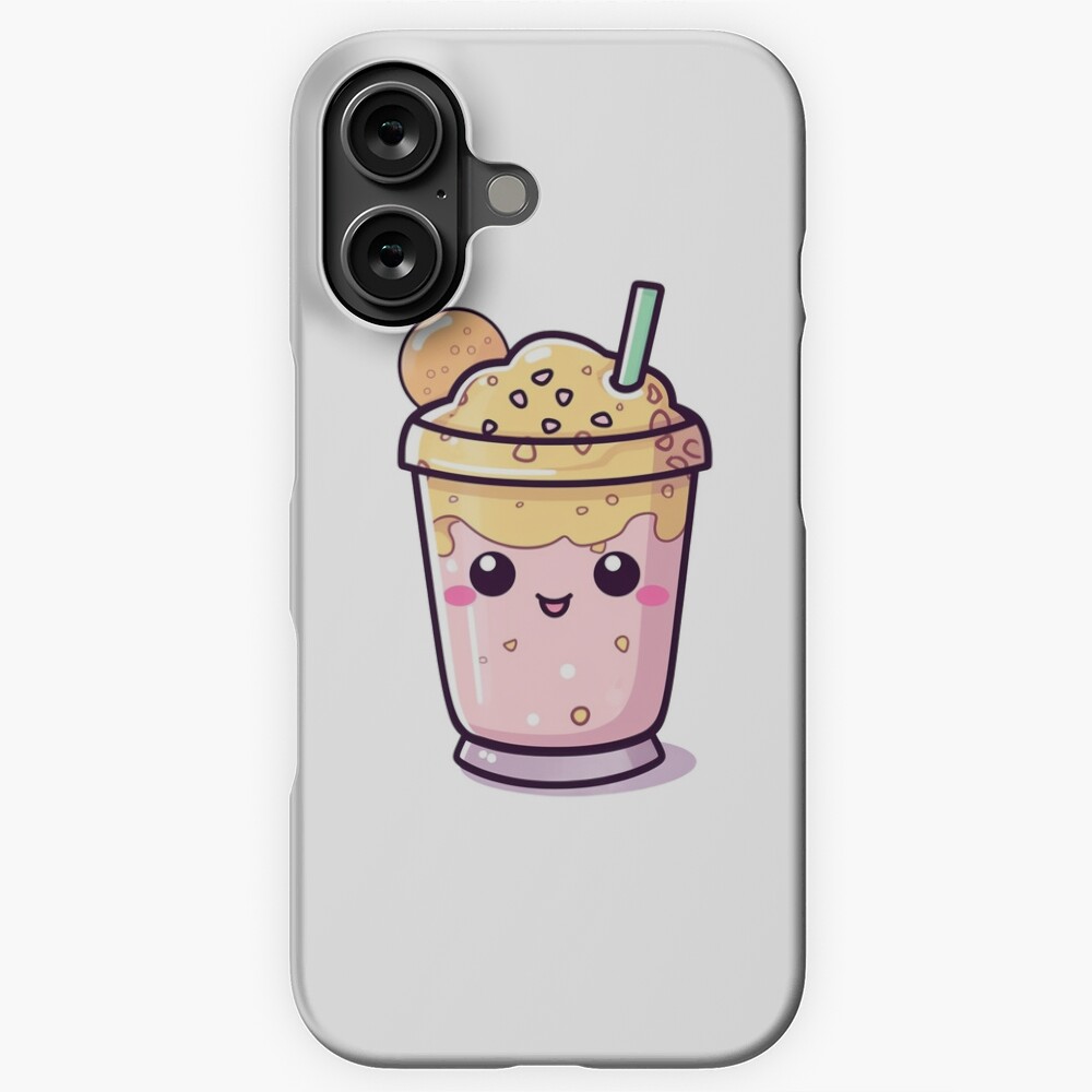 "happy kawaii boba milk tea" Sticker for Sale by chameleon-crook ...