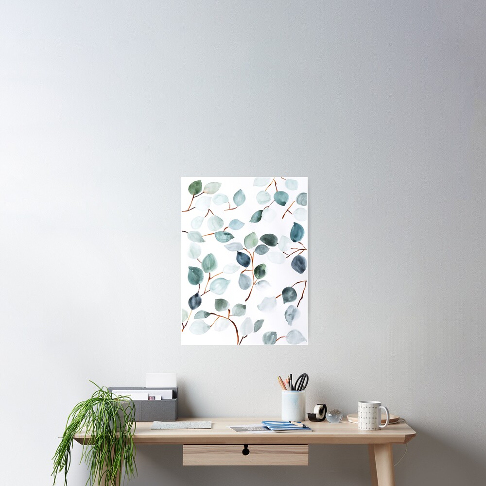 "Eucalyptus" Poster for Sale by claireligraphy | Redbubble