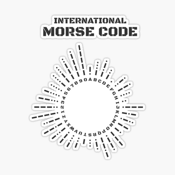 Morse Code Logo SOS In Morse Code