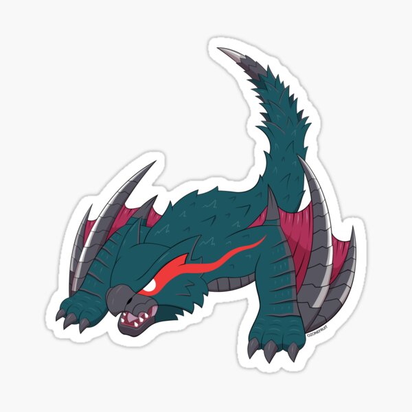 "Nargacuga Chibi | Monster Hunter" Sticker for Sale by OzoneFruitArt | Redbubble