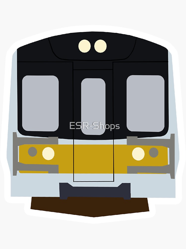"LIRR M7 Train Vector Art" Sticker for Sale by ESR-Shops | Redbubble