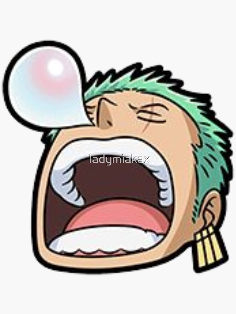 "ZORO" Sticker for Sale by ladymiakax | Redbubble
