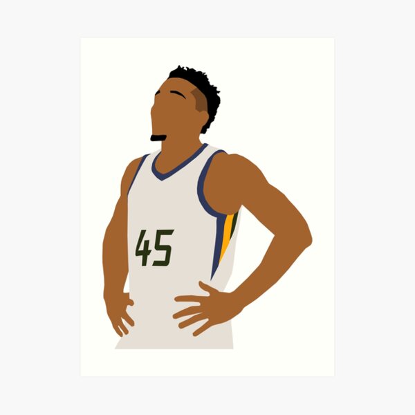 "Donovan Mitchell" Art Print by NBASurge | Redbubble