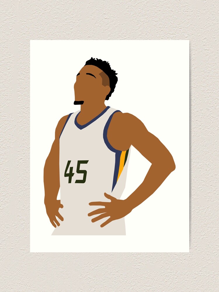 "Donovan Mitchell" Art Print by NBASurge | Redbubble