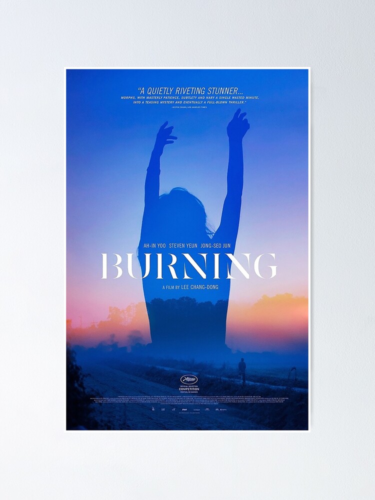 "Burning Movie Poster" Poster for Sale by sergiokobe | Redbubble