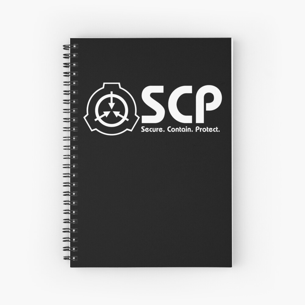 "SCP foundation logo" Spiral Notebook for Sale by AlmaFa123 | Redbubble