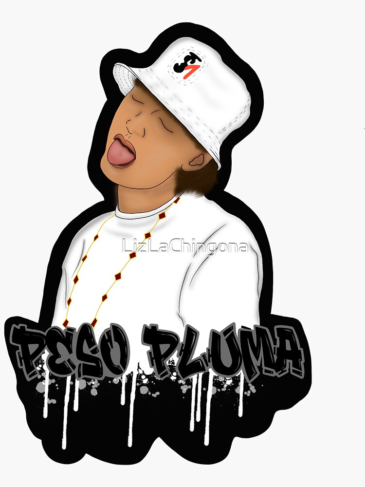"Peso Pluma " Sticker for Sale by LizLaChingona | Redbubble