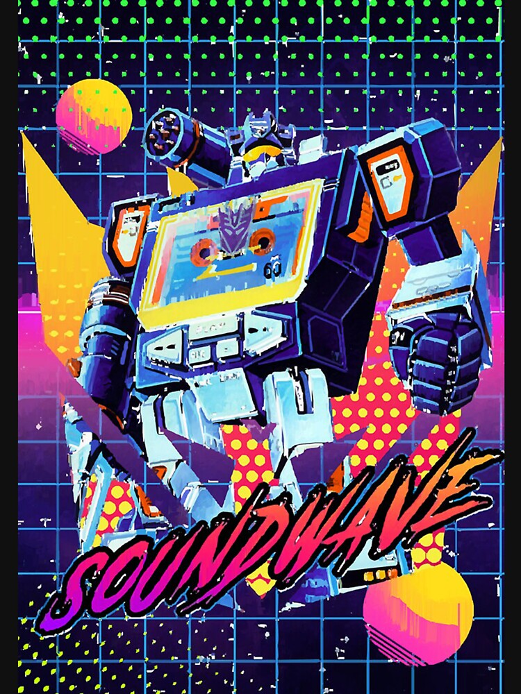"decepticon soundwave 80's theme" T-shirt for Sale by miaaurorae ...