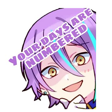 "your days are numbered rui kamishiro project sekai meme" Sticker for ...