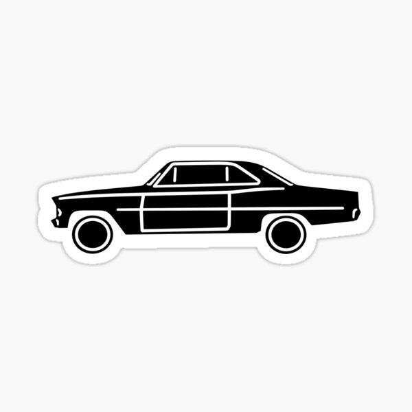 "Chevrolet Nova 1966-1967" Sticker for Sale by AutoClub | Redbubble