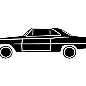 "Chevrolet Nova 1966-1967" Sticker for Sale by AutoClub | Redbubble