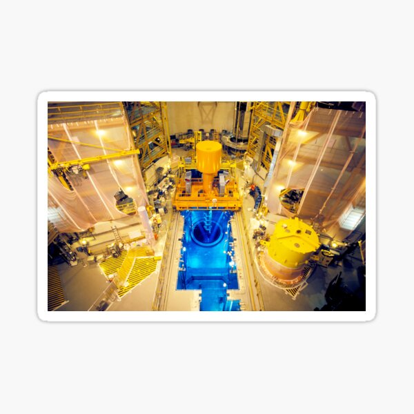 "Nuclear reactor, fuel loading (T170/0617)" Sticker for Sale by ...