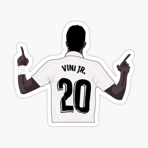 Pegatina for Sale con la obra «Dibujo vectorial de Vinícius Júnior» de ...