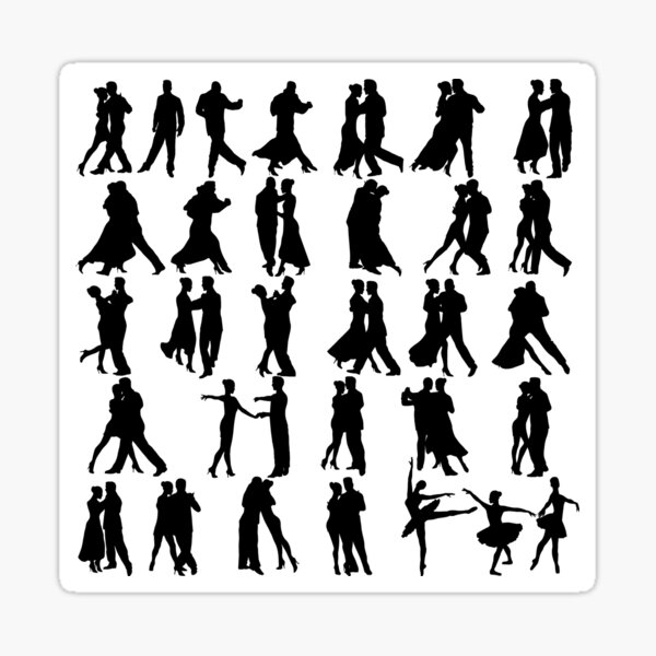 "Tango, Tango" Sticker by PZAndrews | Redbubble