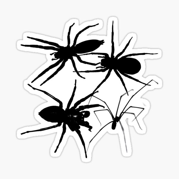 "Spiders" Sticker by Bazyartass | Redbubble