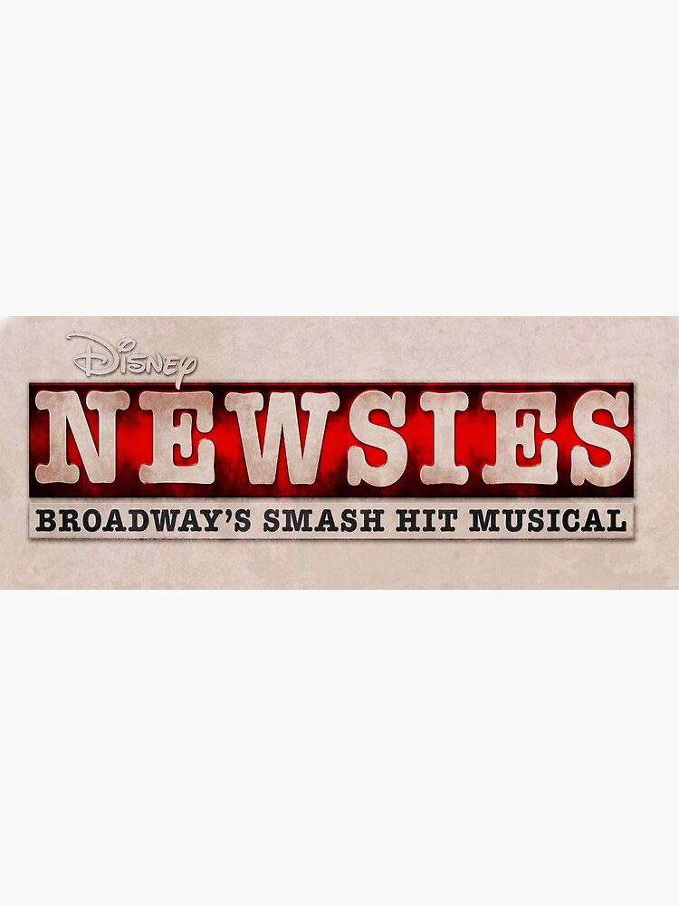 "Colored Newsies Logo" Poster by emilycraig8 | Redbubble