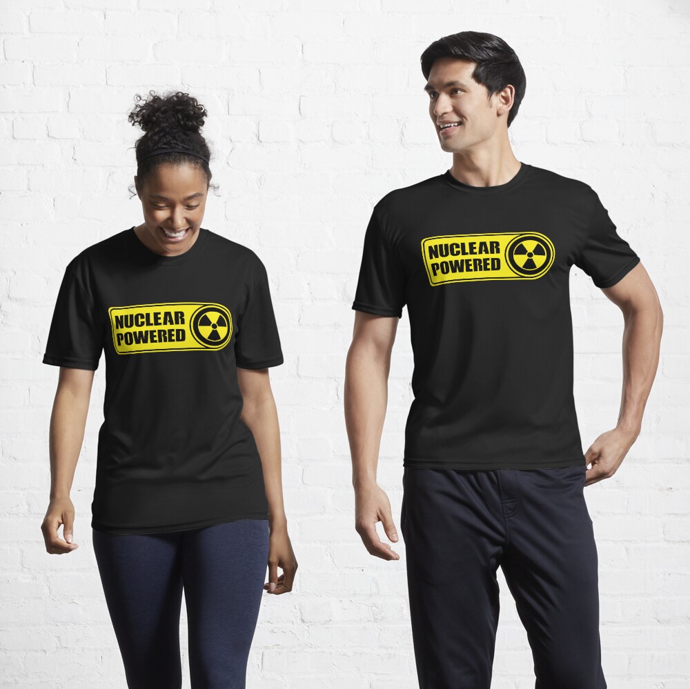 "Nuclear Powered" Sticker for Sale by Keyur44 | Redbubble