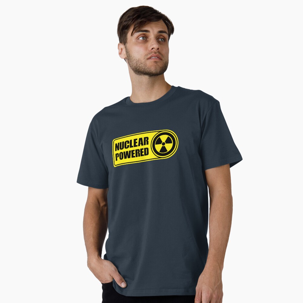 "Nuclear Powered" Sticker for Sale by Keyur44 | Redbubble