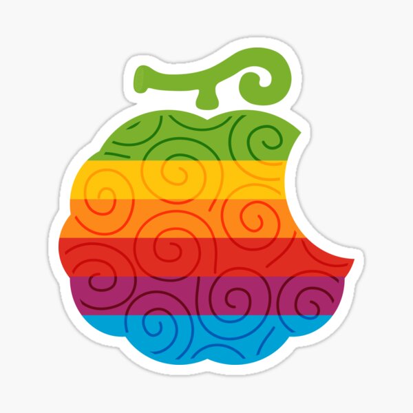"Devil Fruit Logo" Sticker for Sale by Hachikai | Redbubble