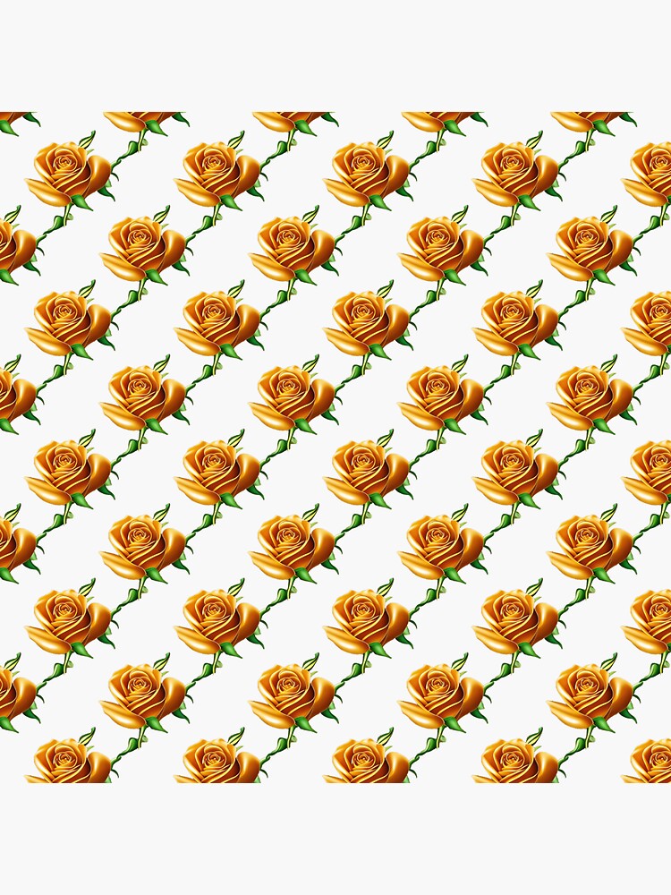 " Beautiful flower, the Golden Rose II" Sticker for Sale by Hujer ...