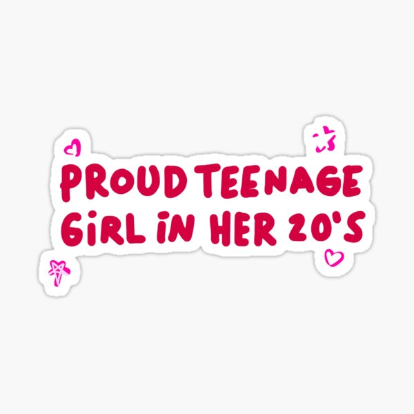 "teen girl" Sticker for Sale by kyakopans3 | Redbubble