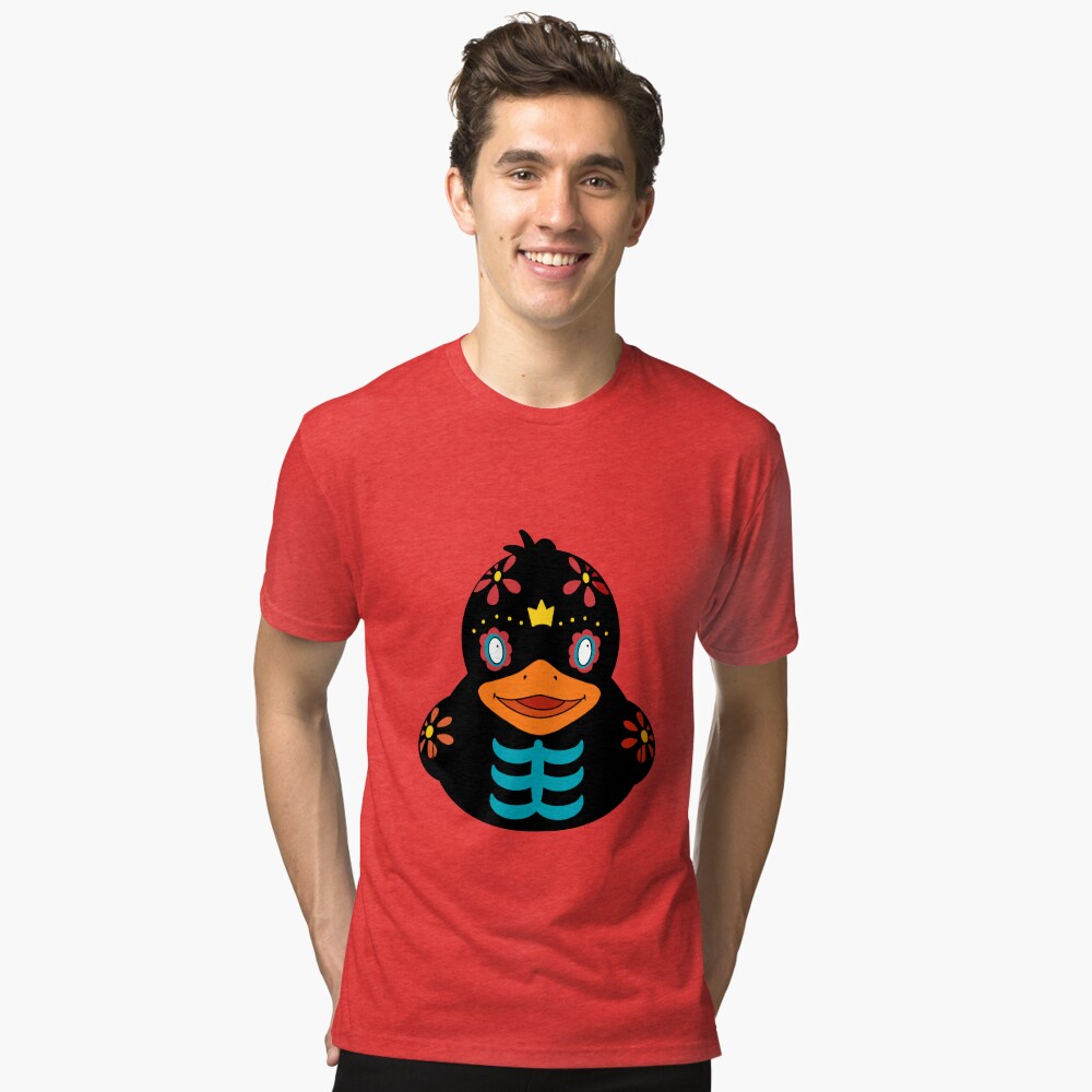 "Day of the Dead Rubber Duck" Sticker for Sale by alishaober | Redbubble