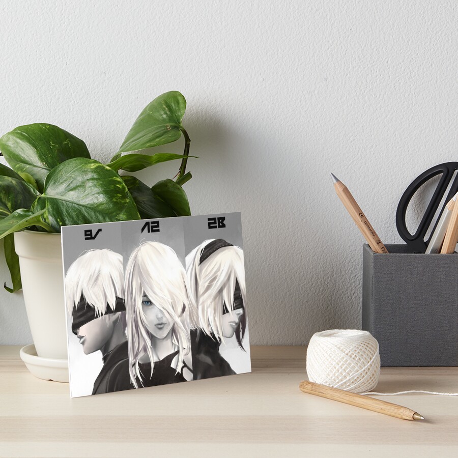 "Nier Portrait Set" Art Board Print by Vibratix | Redbubble