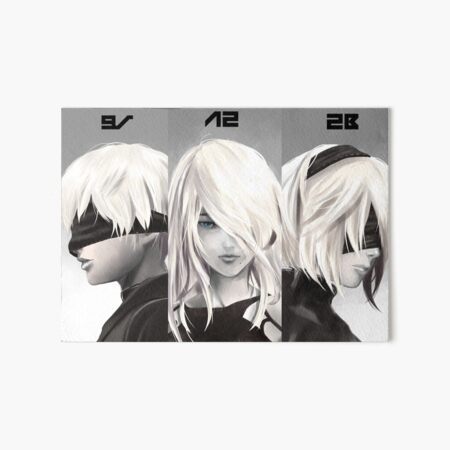 "Nier Portrait Set" Art Board Print by Vibratix | Redbubble