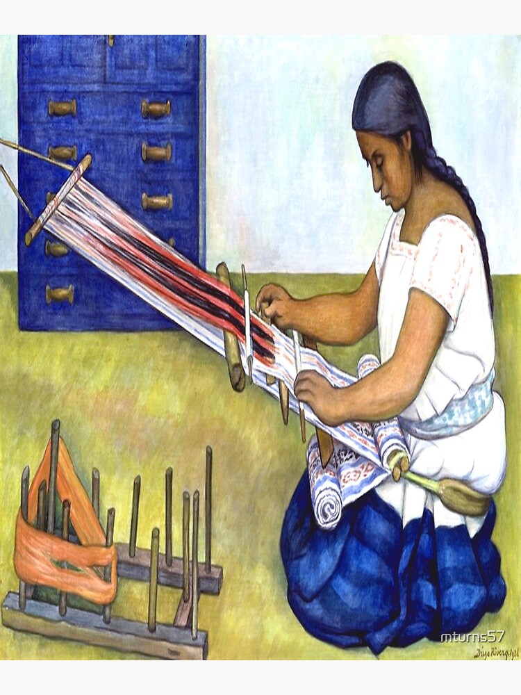 "Weaving by Diego Rivera 1936" Poster for Sale by mturns57 | Redbubble