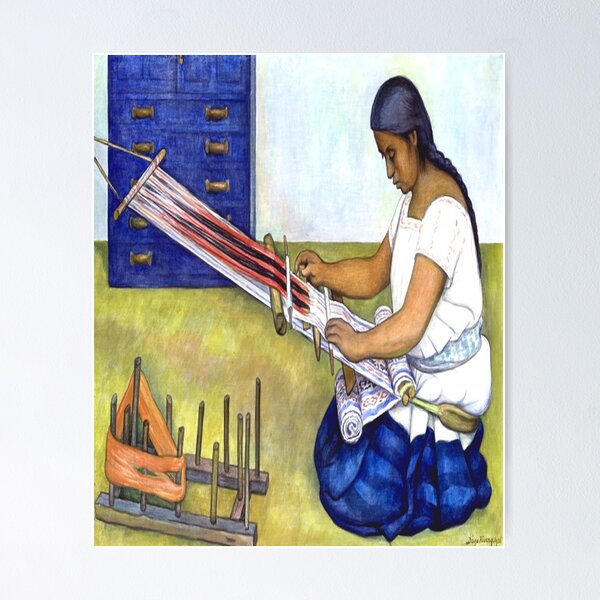 "Weaving by Diego Rivera 1936" Poster for Sale by mturns57 | Redbubble