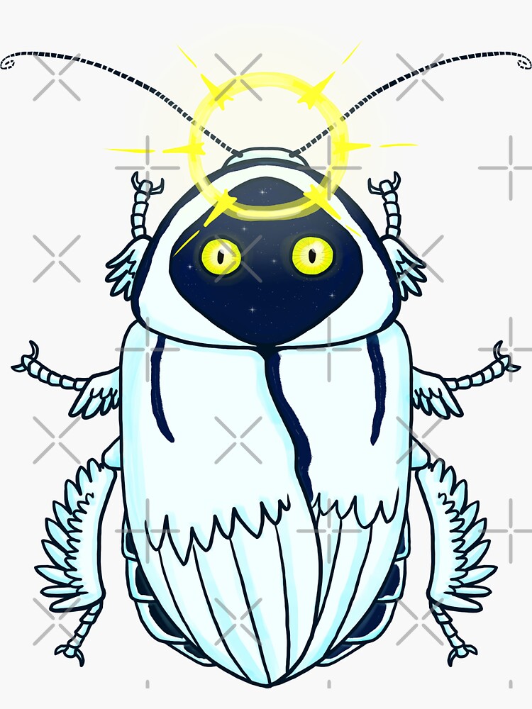 "Insect Angels: Bioluminescent Cockroach" Sticker for Sale by ...