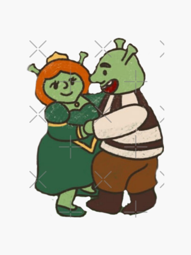"Shrek fan art" Sticker by Monchi29 | Redbubble