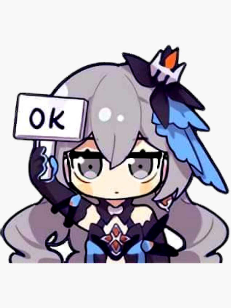 "cute honkai Sticker " Sticker for Sale by RyanyGosling | Redbubble