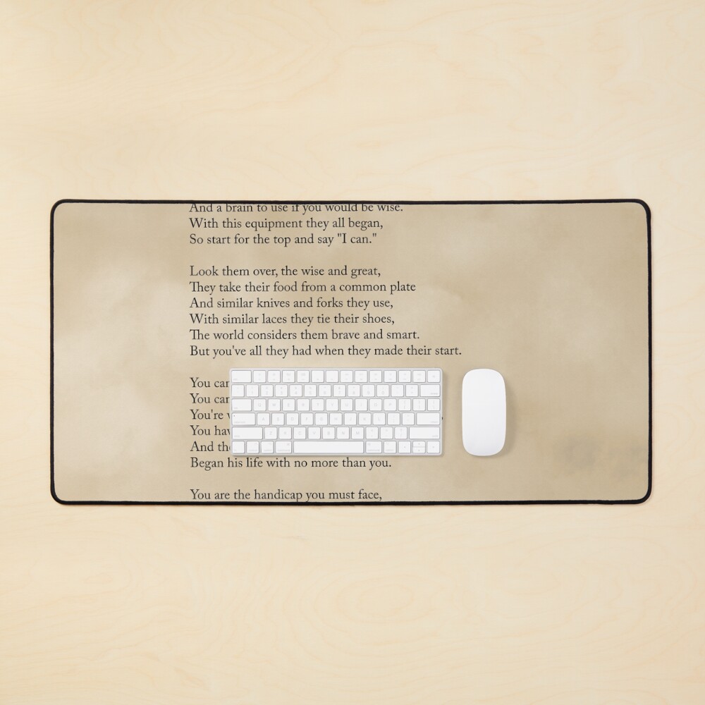 "Equipment - Edgar Guest Poem - Literature - Typewriter Print 2 ...